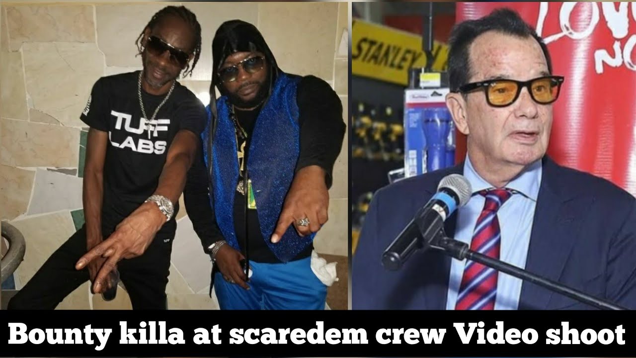Bounty Killa at Scaredem crew video shoot - YouTube