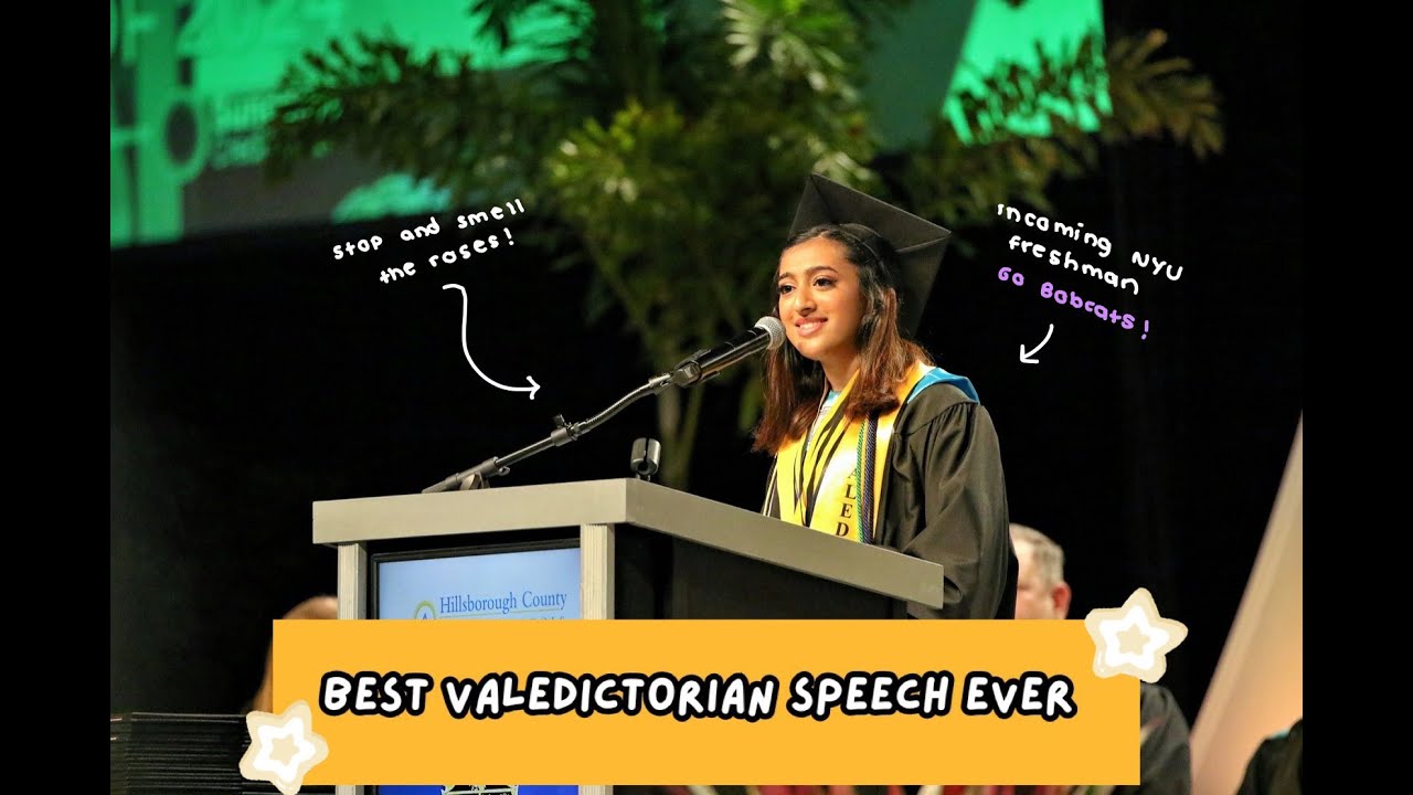 BEST VALEDICTORIAN SPEECH EVER | CLASS OF 2024 - YouTube