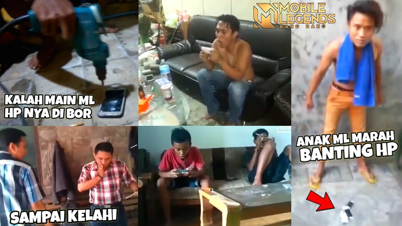 KELAKUAN DAN MARAH NYA ANAK MOBILE LEGENDS ! SAMPAI BANTING HP DAN ...