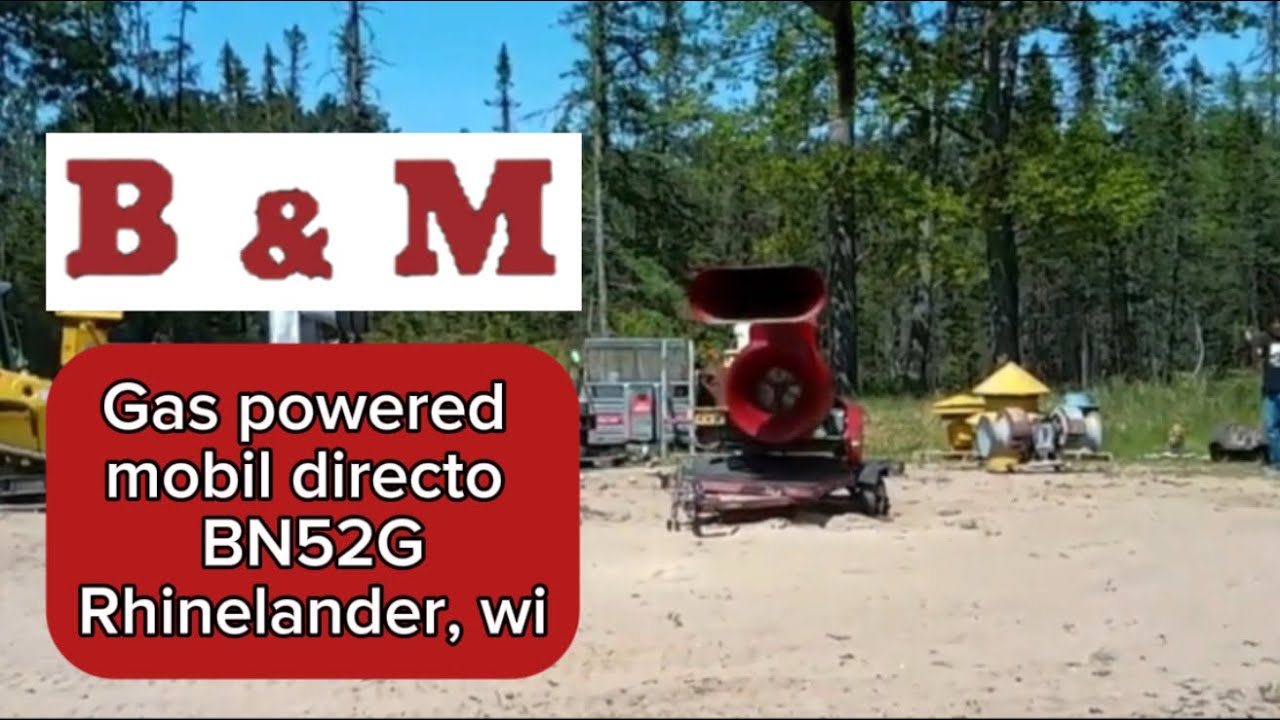 B&M gas powered mobil directo BN52G Rhinelander, wi - YouTube