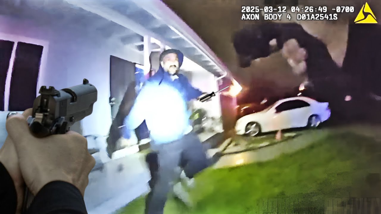 Armed Burglary Suspect Tased by Hayward Police | Shocking Bodycam ...