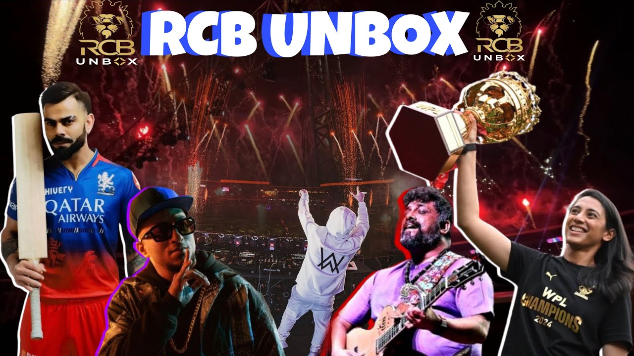 RCB Unbox Event With Alanwalker Live performance in Bangalore 2024 ...