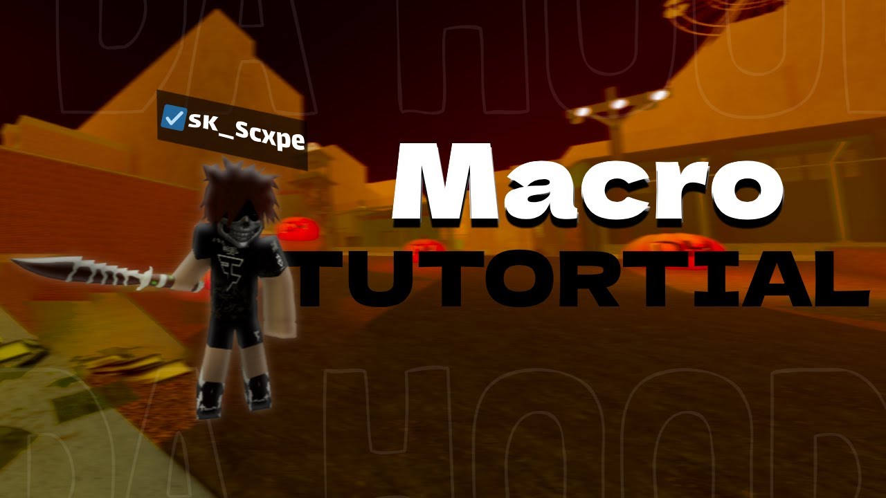 Comment Avoir une macro CHEATER!! Sur Da Hood - YouTube