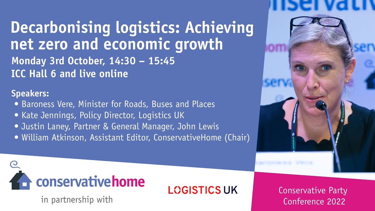Decarbonising logistics: Achieving net zero and economic growth - YouTube