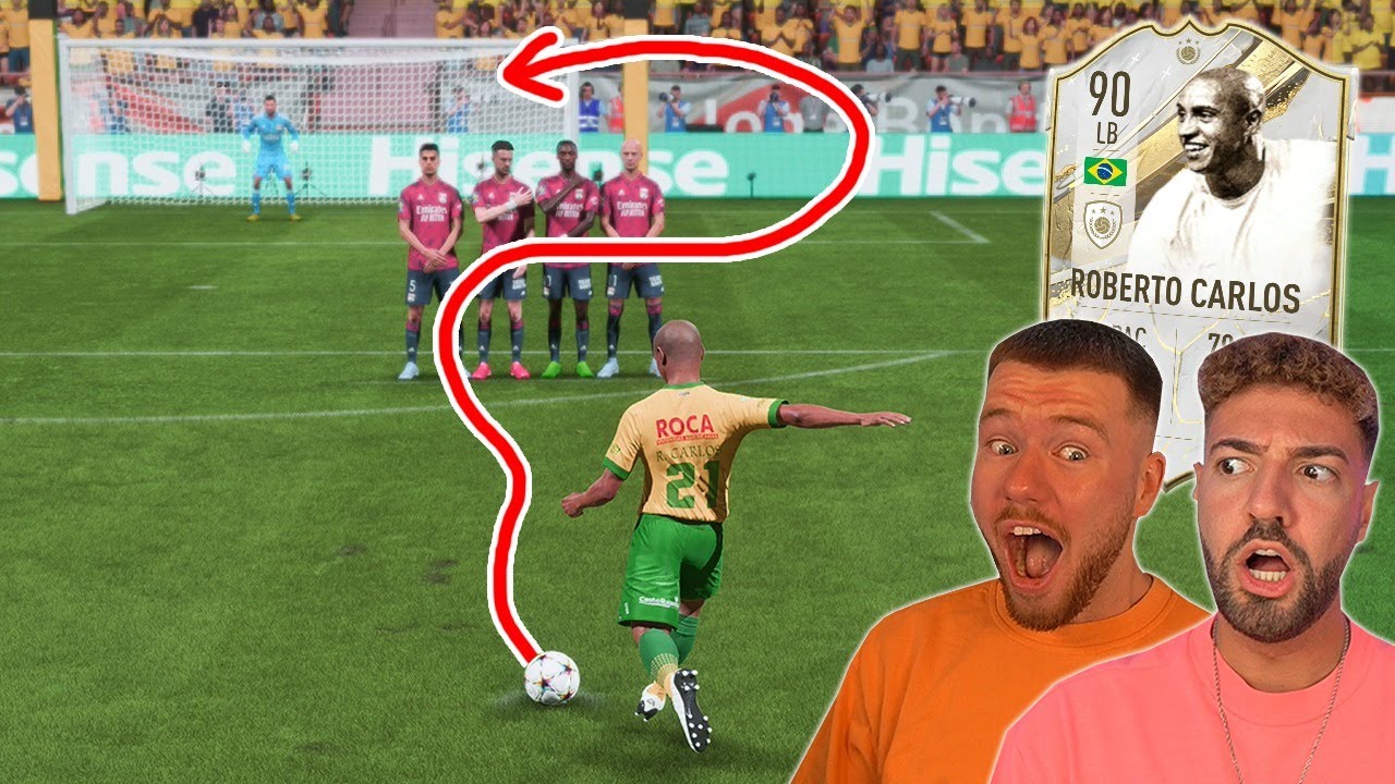 FIFA 23: ICON ROBERTO CARLOS FREISTOß DISCARD BATTLE 🔥🔥 - YouTube