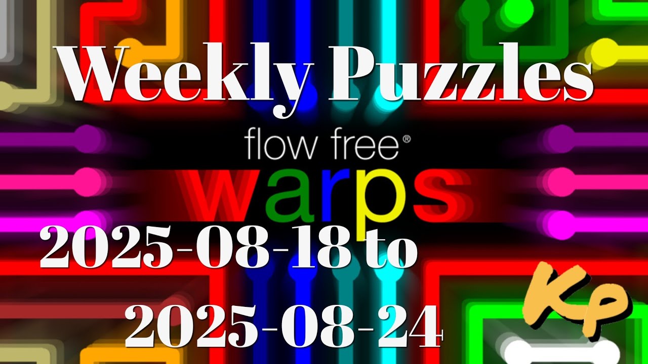 Flow Free Warps - Weekly Puzzles - Scattered Challenge - 2025-08-18 to ...