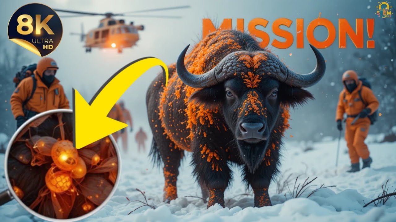 Buffalo Rescue Mission: Saving a Life in Extreme Winter Conditions 8K ...