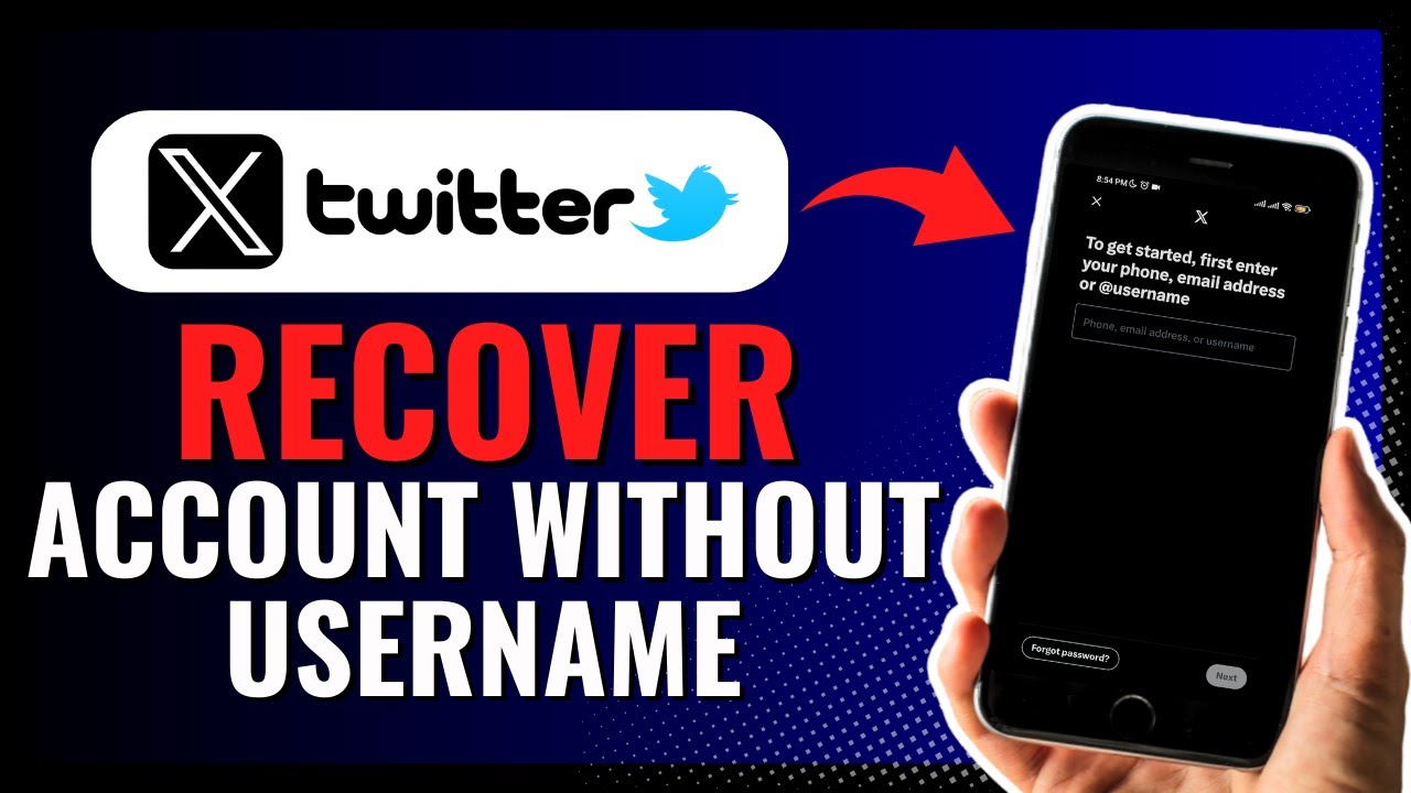 How To Recover X (Twitter) Account Without Username 2025! - YouTube