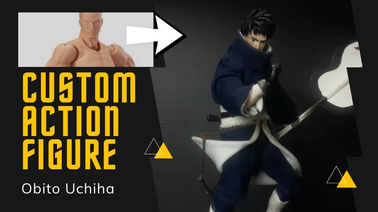 Naruto Shippuden - Custom Action Figure obito uchiha - YouTube