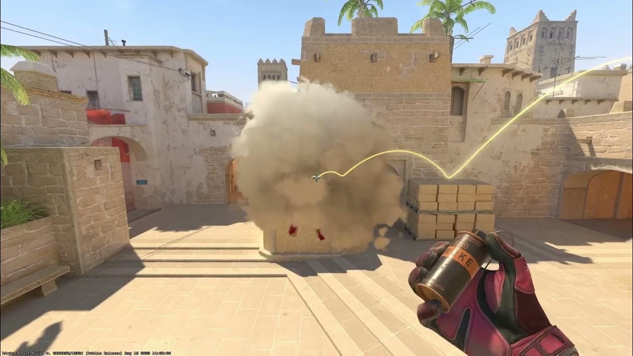 CS2 Mirage Stairs Smoke Tutorial - YouTube