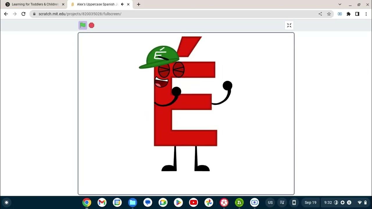 Alex's Jumpstart Spanish Alphabet Band - YouTube
