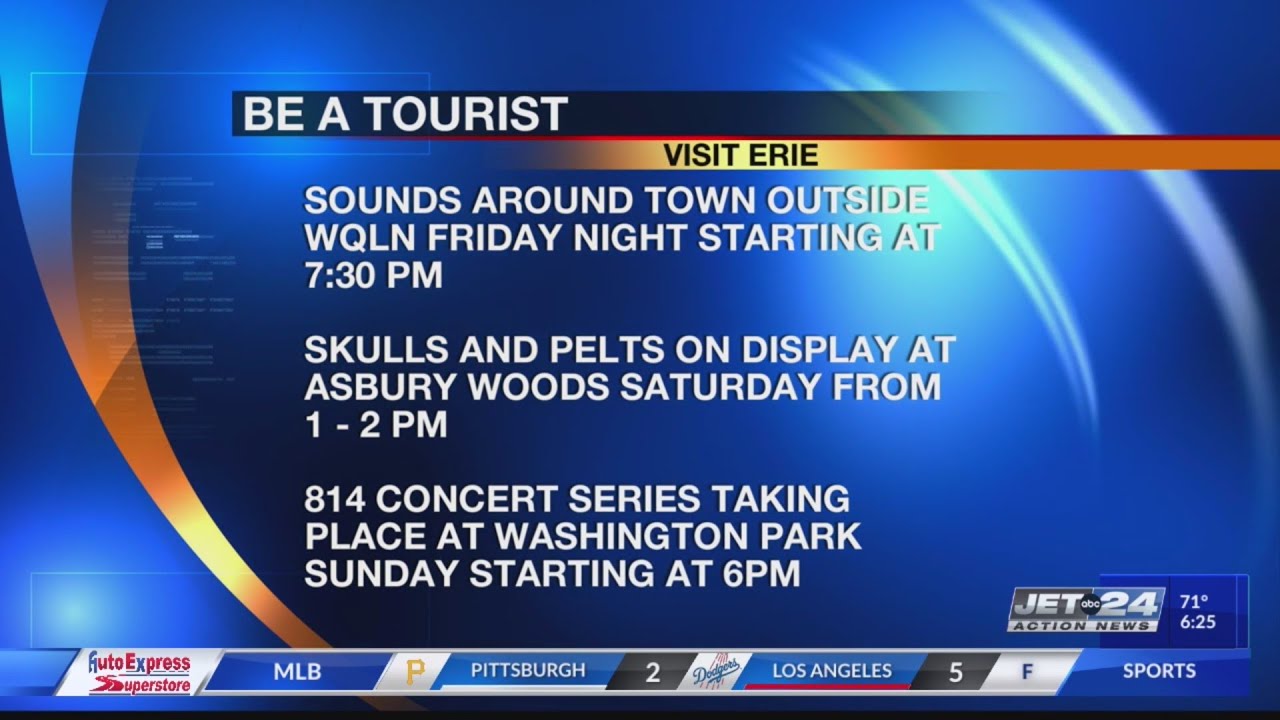 Be a Tourist: Events around town July 7-9 - YouTube
