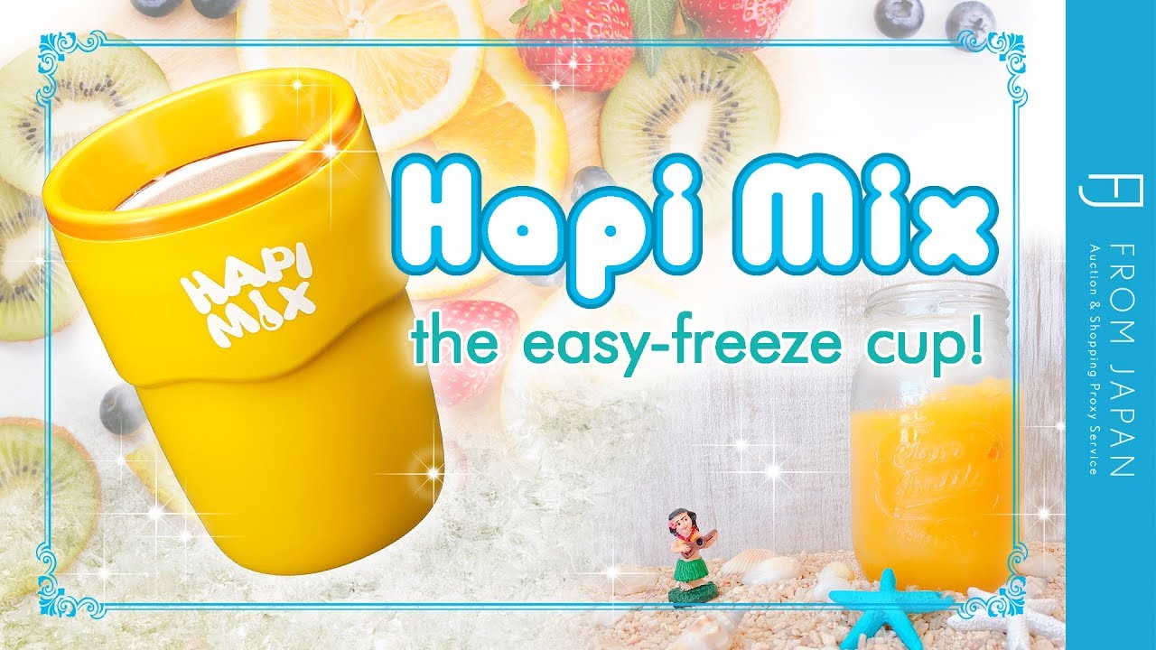 Japanese Food Series: Hapi Mix - the easy-freeze cup! | FROM JAPAN ...