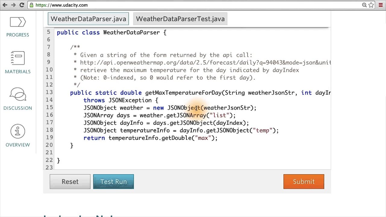 Parse Out the Max Temp - Developing Android Apps - YouTube