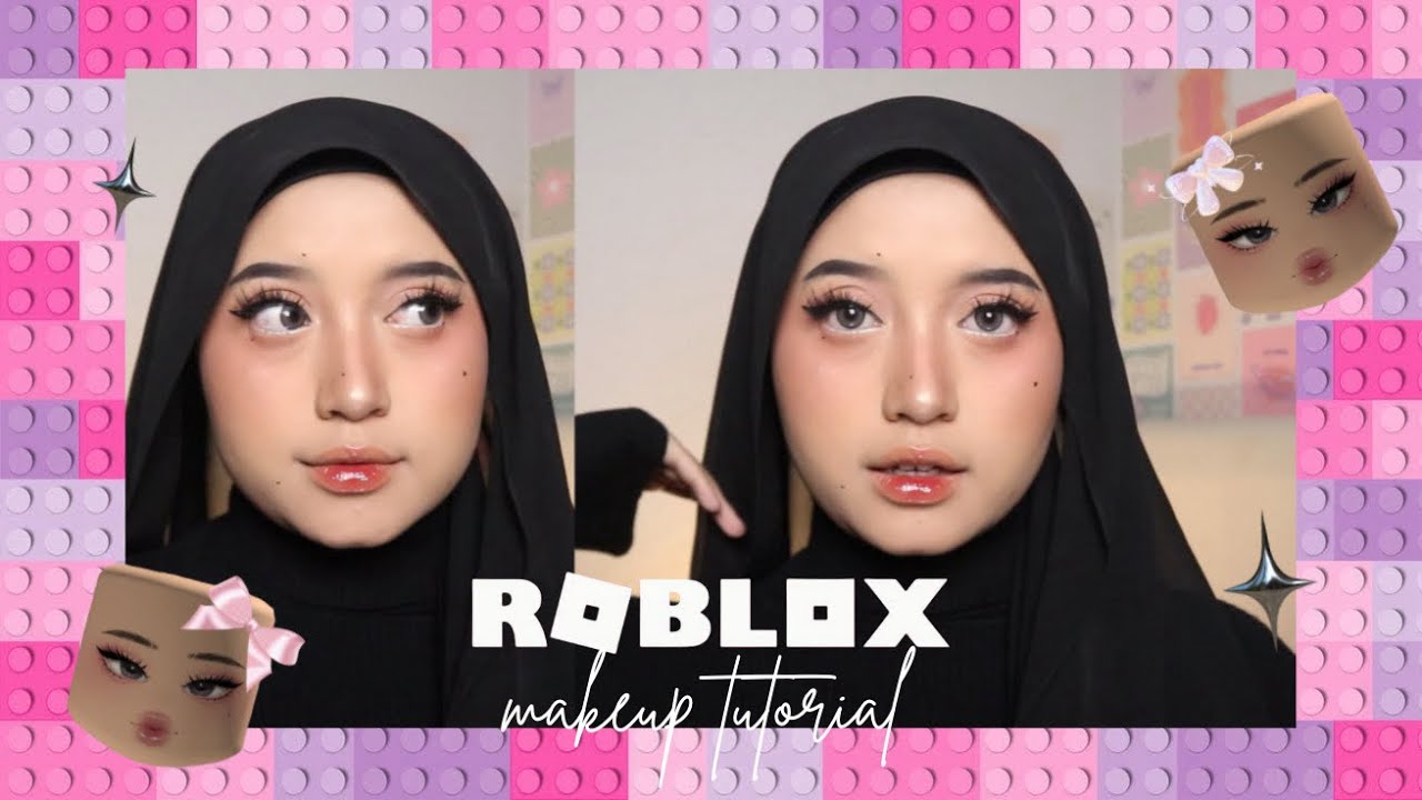 RECREATE ROBLOX MAKEUP PAKAI PRODUK UNDER 100 RIBU - YouTube