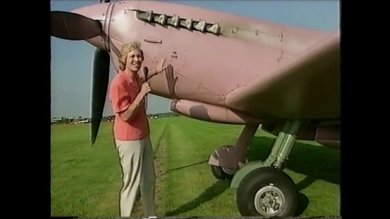 Pink Spitfire ? - R.A.F Cosford - Circa June 2000. - YouTube