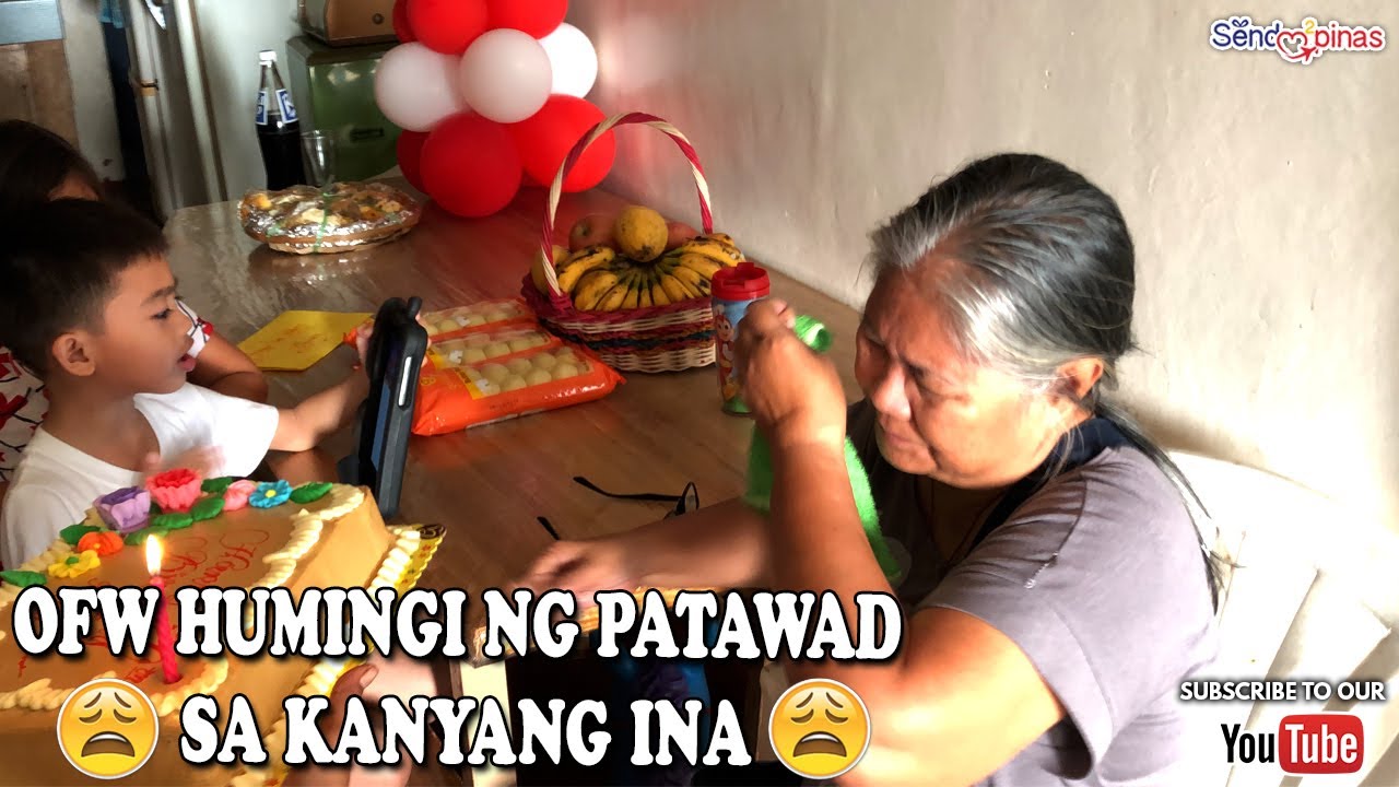 OFW HUMINGI NG PATAWAD SA KANYANG INA. 😢 - YouTube