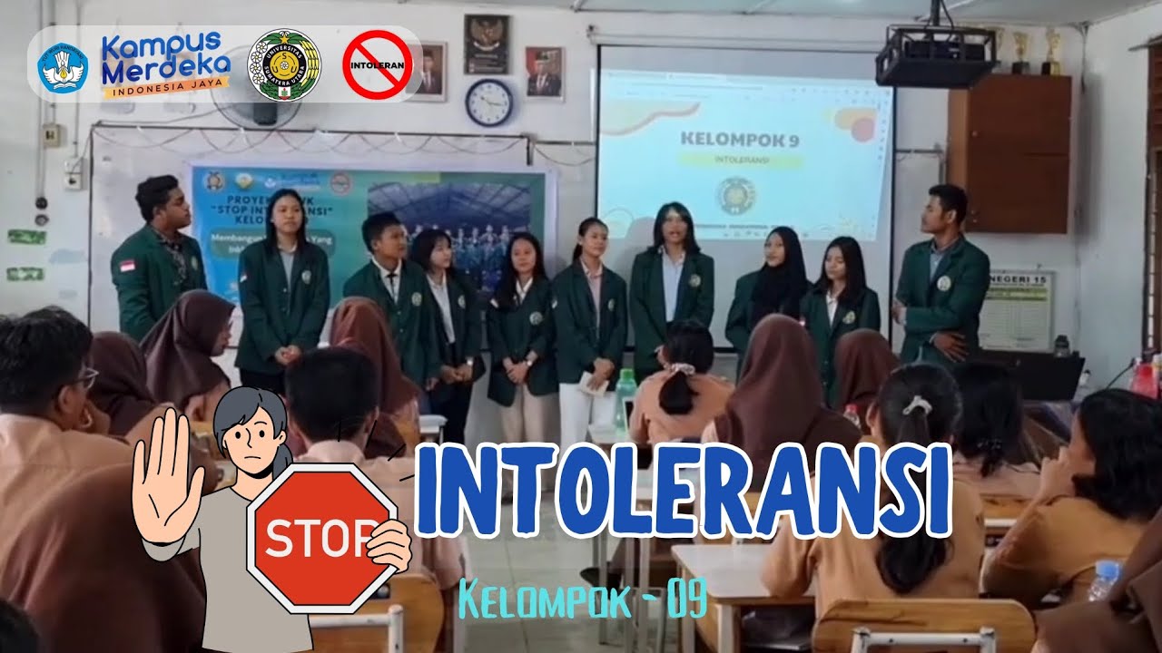 STOP INTOLERANSI - Kelompok 09 | Proyek Pembelajaran MKWK USU Semester ...