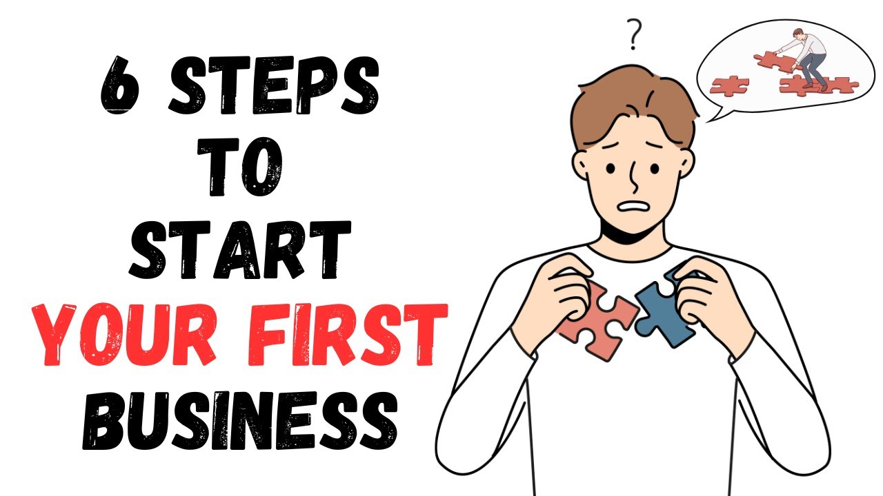 6 STEPS To Start Your First Business - YouTube