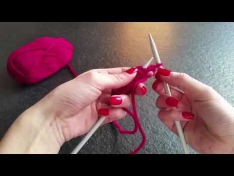 knitting for beginners step by step - YouTube