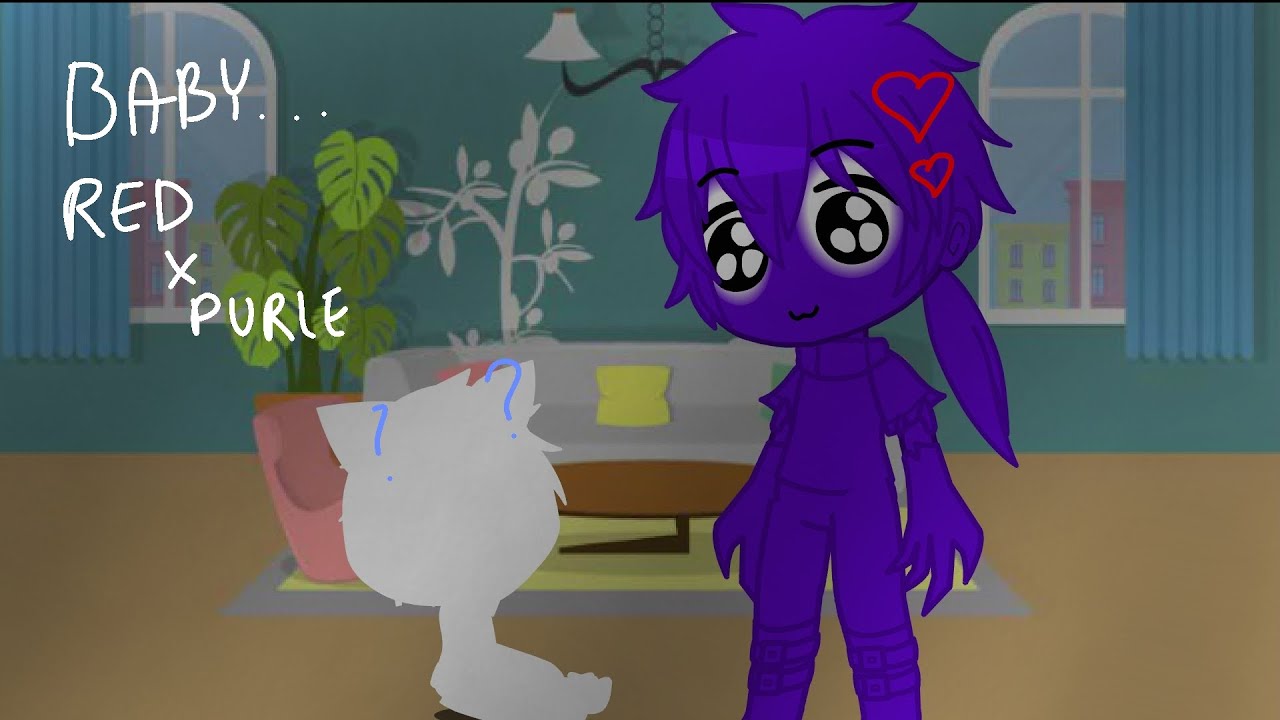Red turned into a baby...??//Rainbow Friends//Red x Purple ️💜!! - YouTube