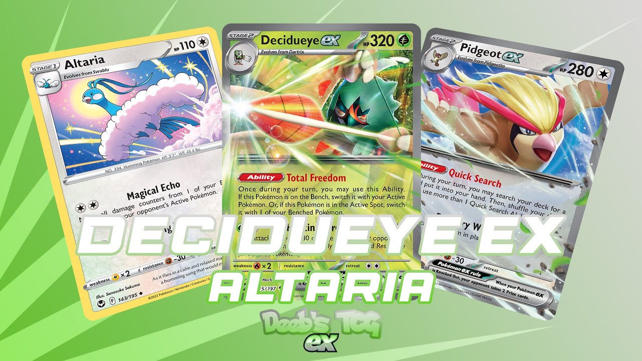 Decidueye ex/Altaria - PTCGL Deck Profile! - YouTube