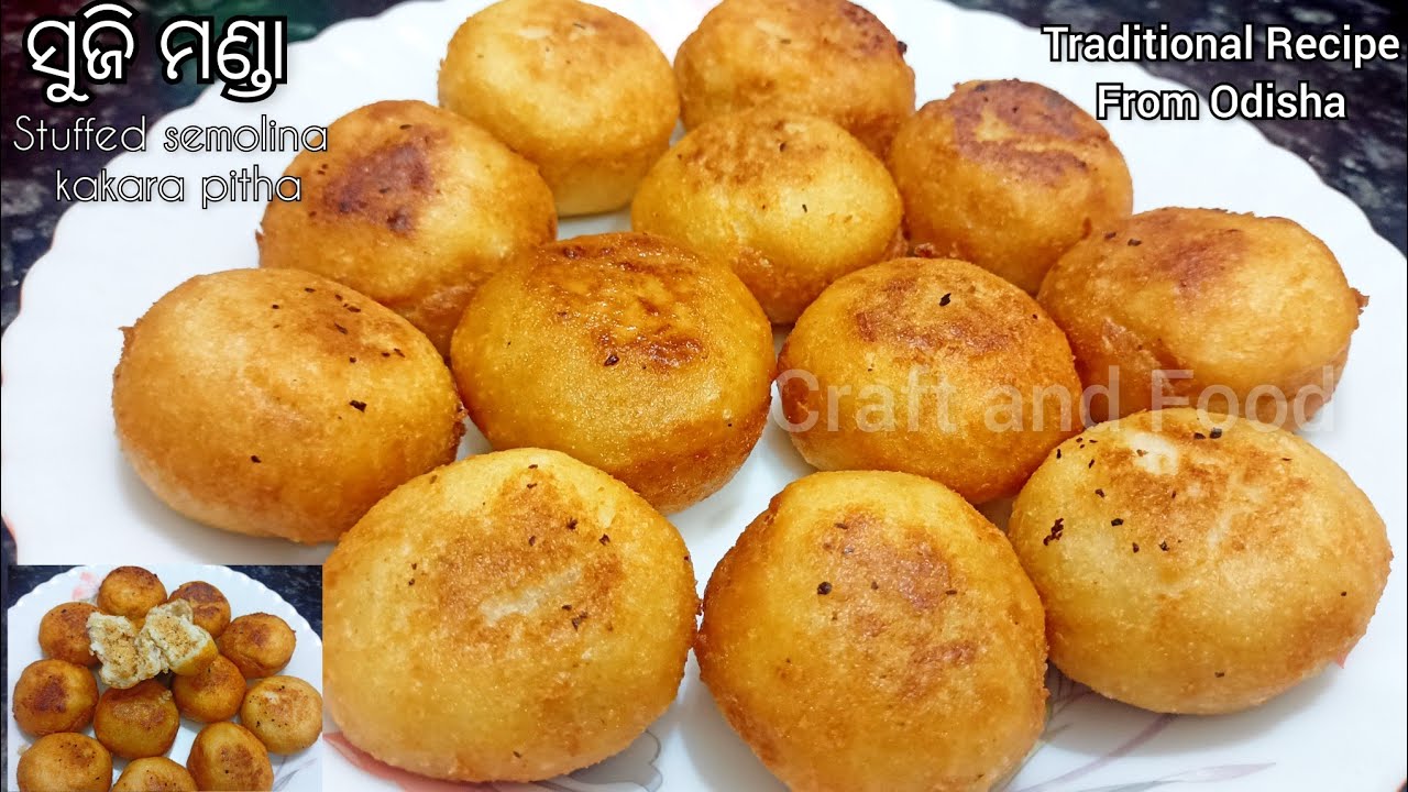 Suji Kakara Pitha/Stuffed semolina Kakara Pitha/Kakara Pitha Odia ...