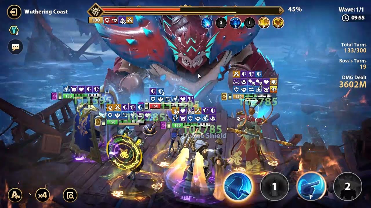 [INFINITE MAGICRAID] WUTHERING COAST 3.5B DAMAGE WITH WUKONG AND NORDAK ...