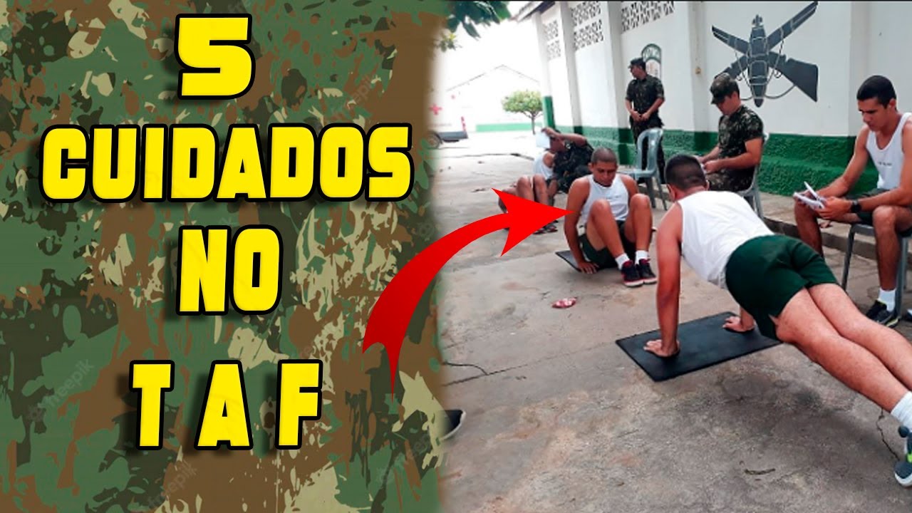 5 CUIDADOS PARA VOCE TER NO TAF - EXERCITO BRASILEIRO - YouTube