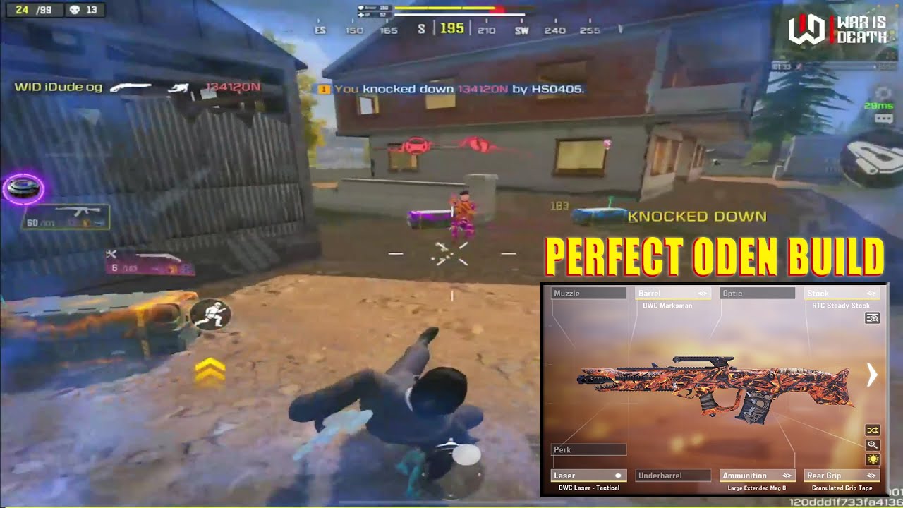WIN with Best ODEN Gunsmith Loadout and secondary gun is HS0405 in Solo ...