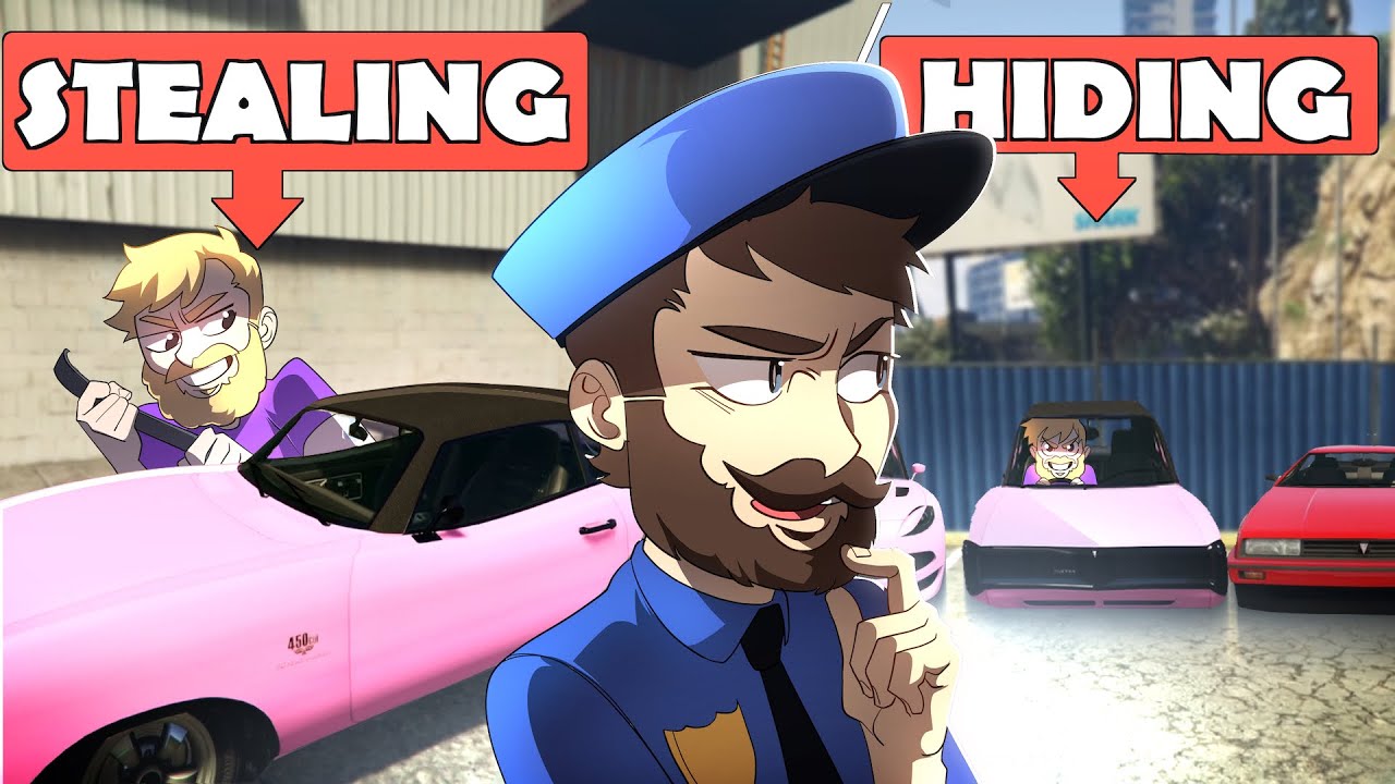 Who Can Steal The Best Hide and Seek Car In GTA5!? - YouTube