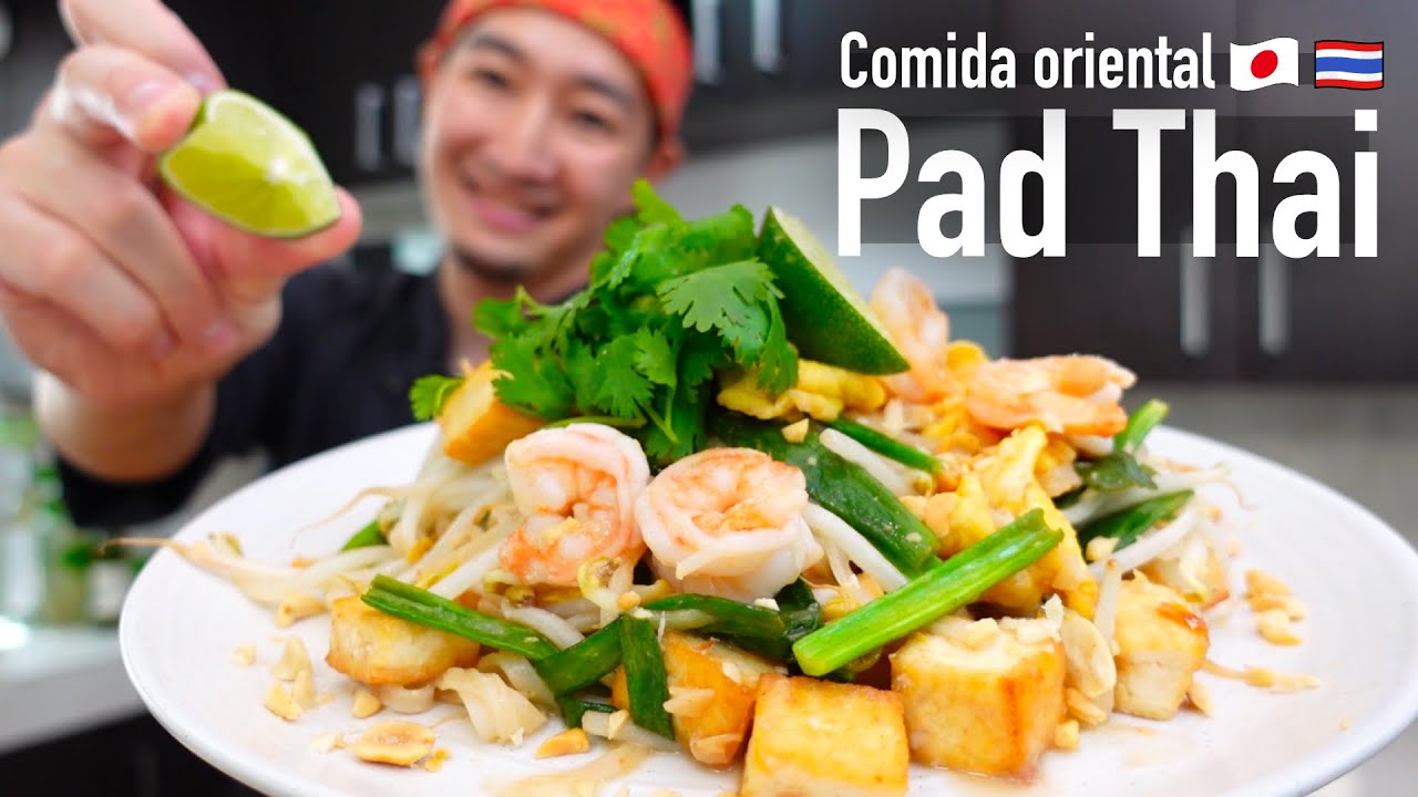 Pad Thai, pasta salteada estilo Tailandés, comida oriental | Cocina ...