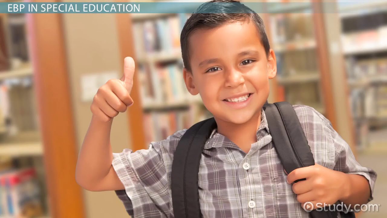 L2 Evidence Based Practice in Special Education Video & Lesson ...