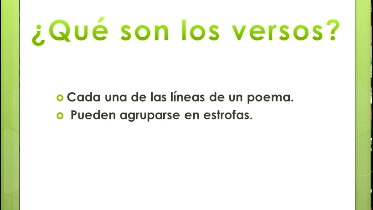 ¿Cómo medir los versos? 6º de Educación Primaria - YouTube