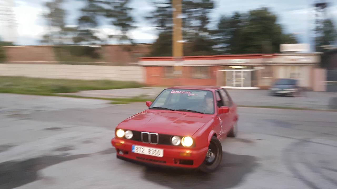 BMW M60b40 test - YouTube