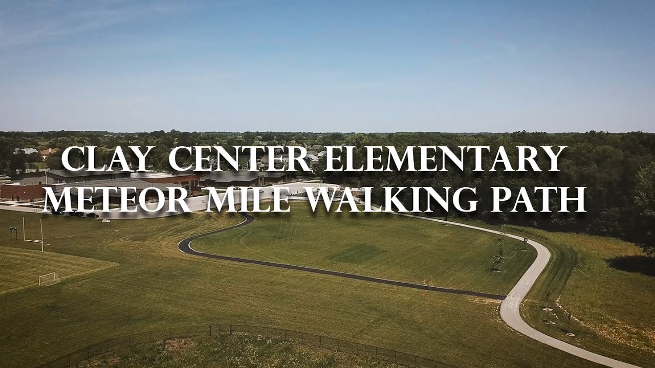 2024 Clay Center Meteor Mile Walking Path - YouTube