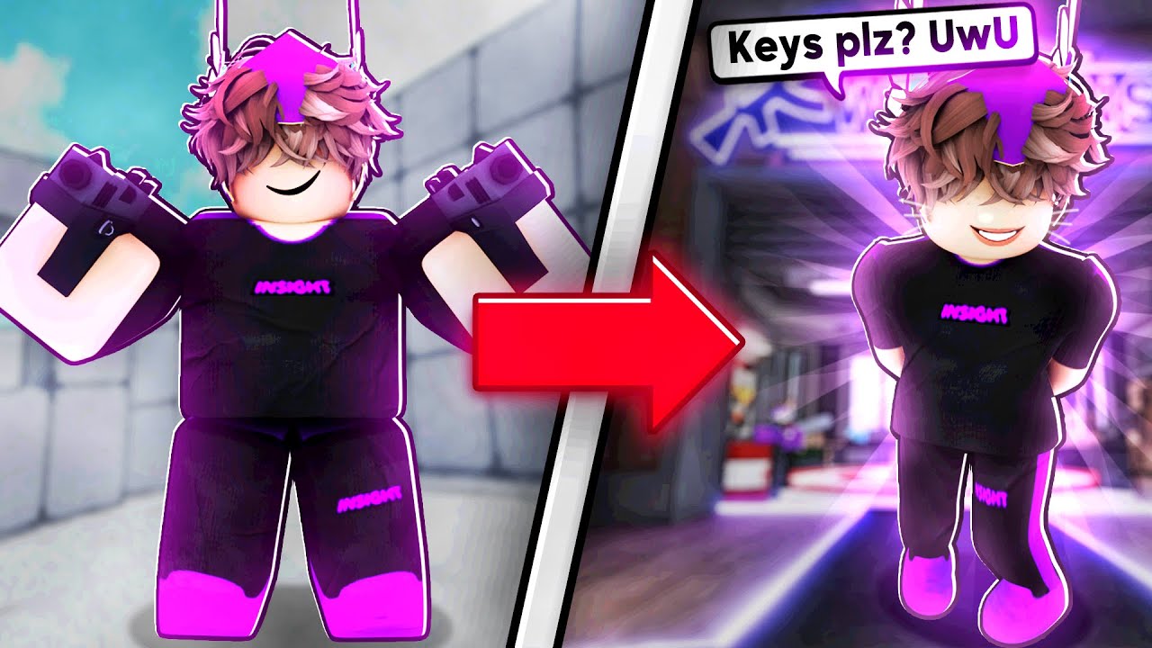 Begging As a GIRL In Roblox Rivals.. (SHOCKING) - YouTube