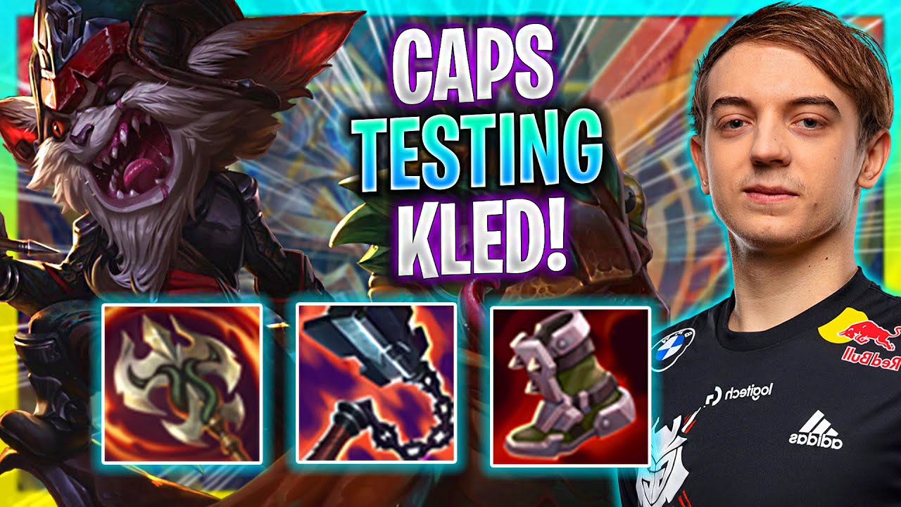 CAPS TESTING KLED MID! | G2 Caps Plays Kled Mid vs Taliyah! | Preseason ...