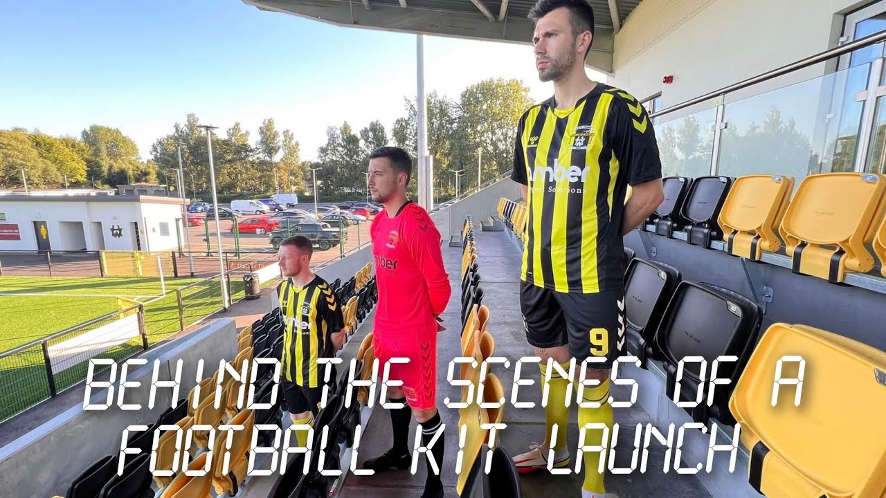 BEHIND THE SCENES OF A FOOTBALL KIT LAUNCH. ⚽️⚽️⚽️ - YouTube