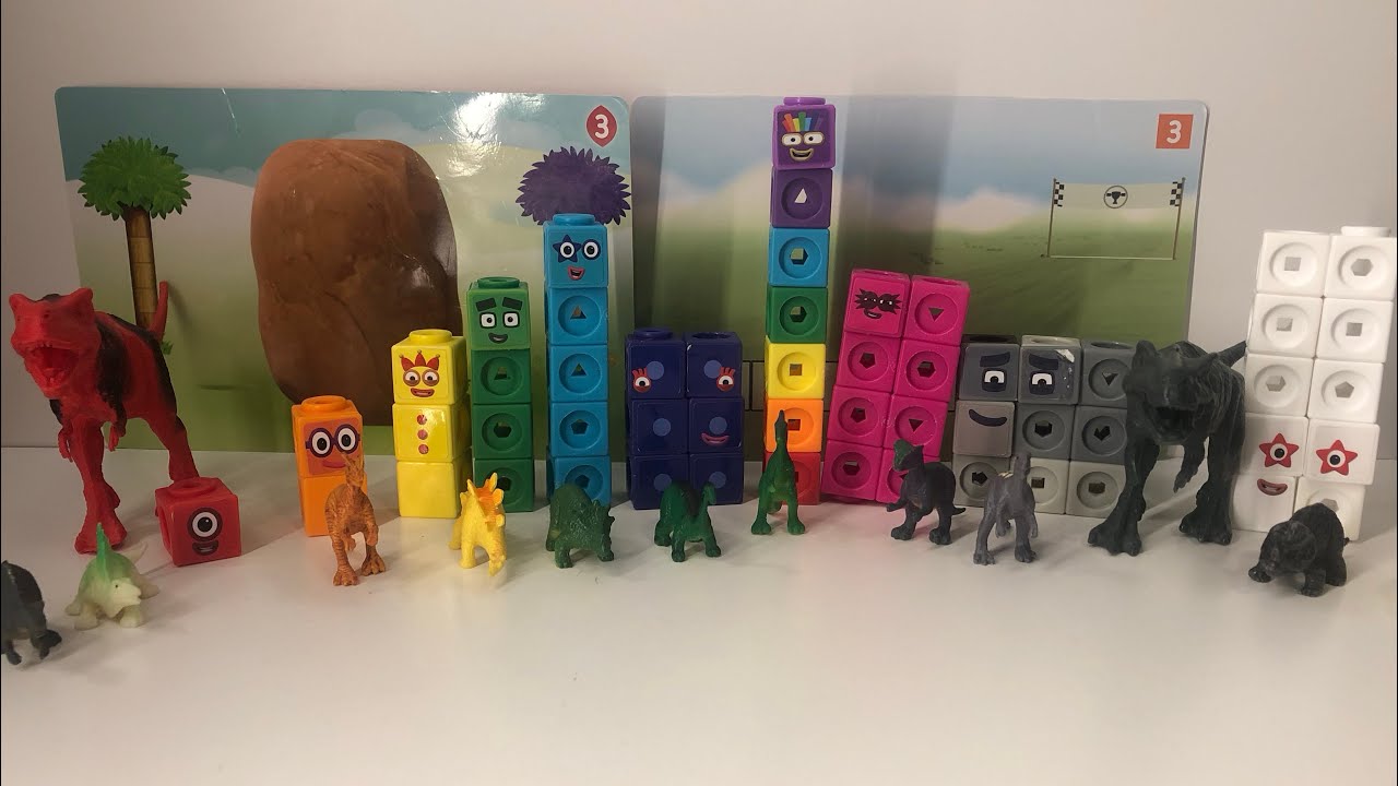 Multiplication with Numberblocks MathLink Cubes and Dinosaurs I Maths ...