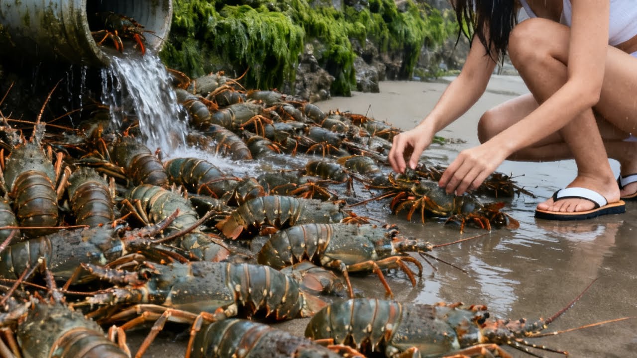 Braved The Rain To Rush To The Sea, Unexpectedly Surprised, The Lobster ...