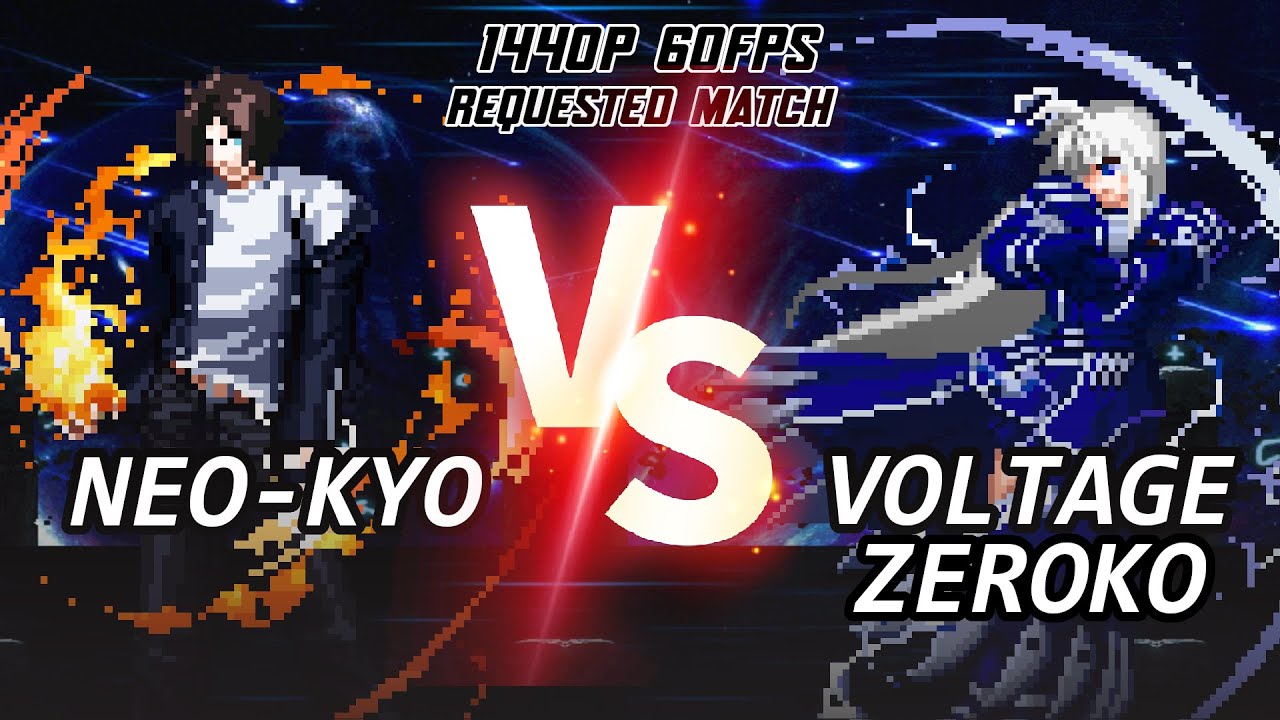 [KOF MUGEN] Requested Match #4 : Voltage Zeroko-Pre VS Neo Kyo - YouTube