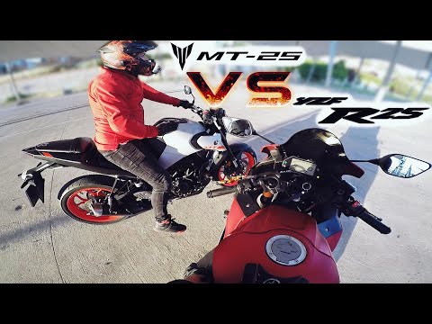 YENİ MODEL YZF R25 &  MT 25'i KARŞILAŞTIRDIK - MotoVlog#187