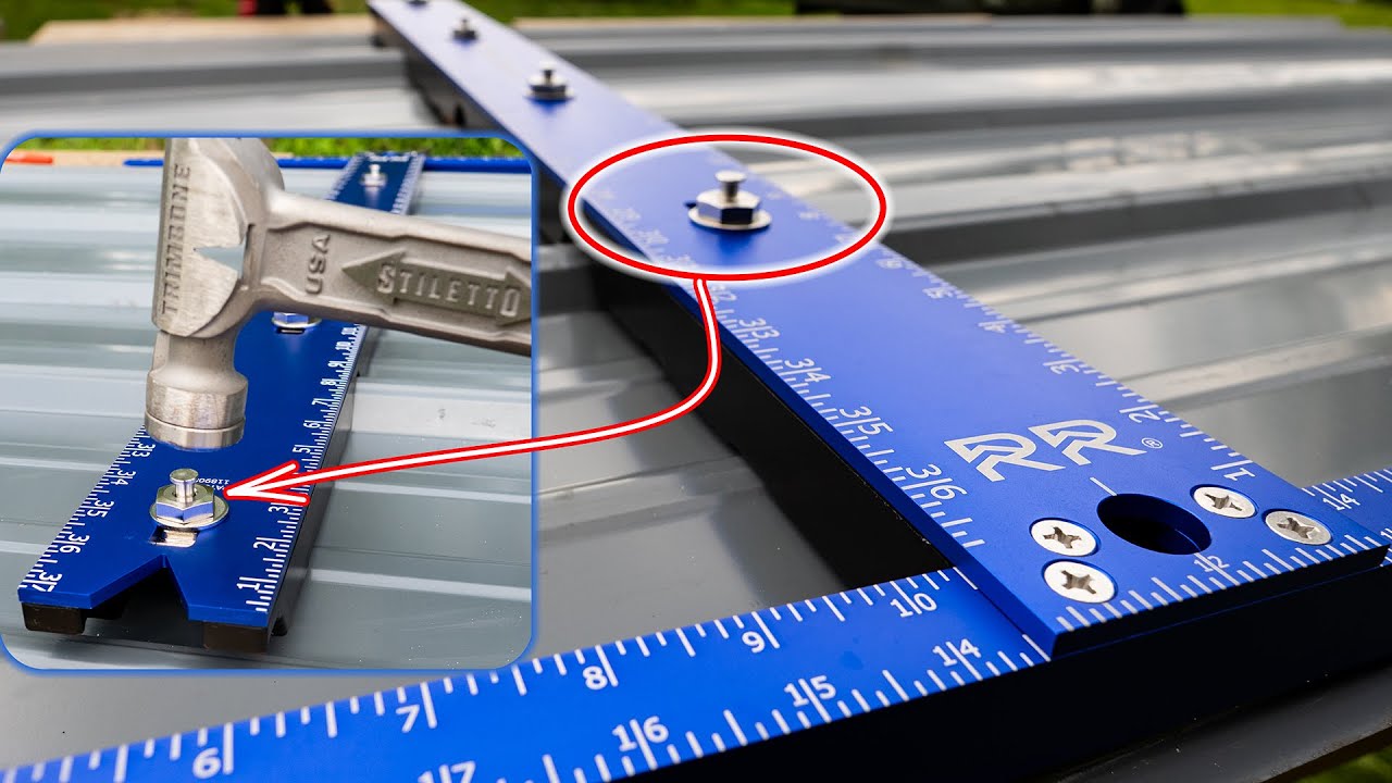 Patented NEW Tool! Rib Runner 9-inch Metal Roofing and Siding Tool ...