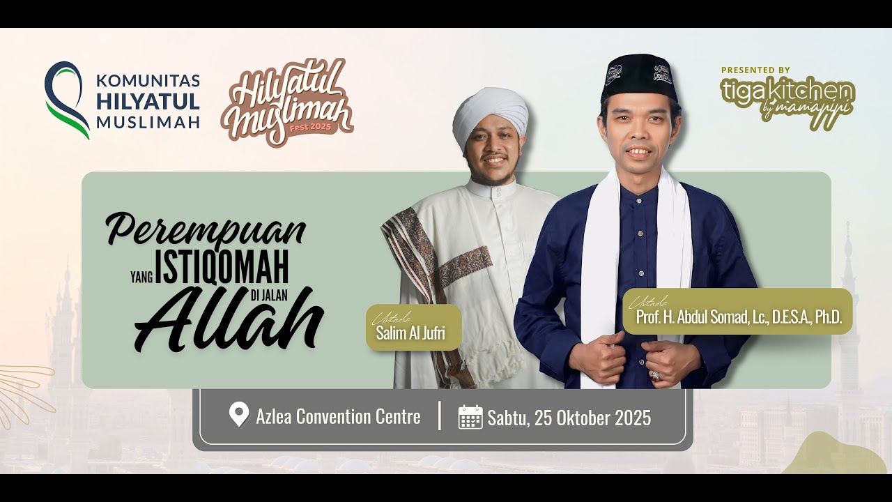 LIVE HILYATUL MUSLIMAH FEST 2025 - YouTube