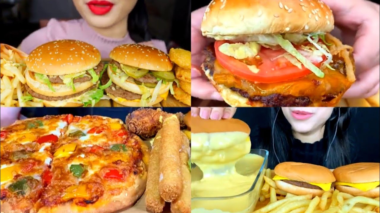 ASMR EATING DELICIOUS CHEESY FAST FOOD 🔥😋 BEST FOOD EATING VIDEO - 25 ...