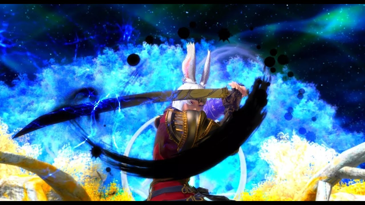 FFXIV lvl 90 2.14 GCD Samurai Rotation - YouTube