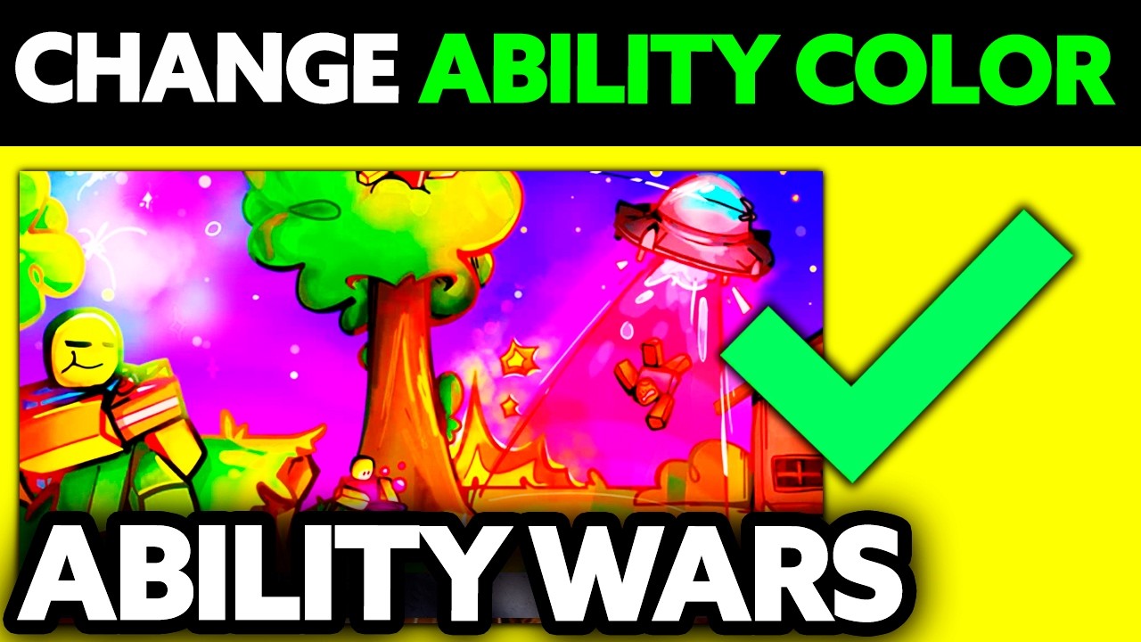 How To Change The Color of Your Ability in Ability Wars (2025) - YouTube