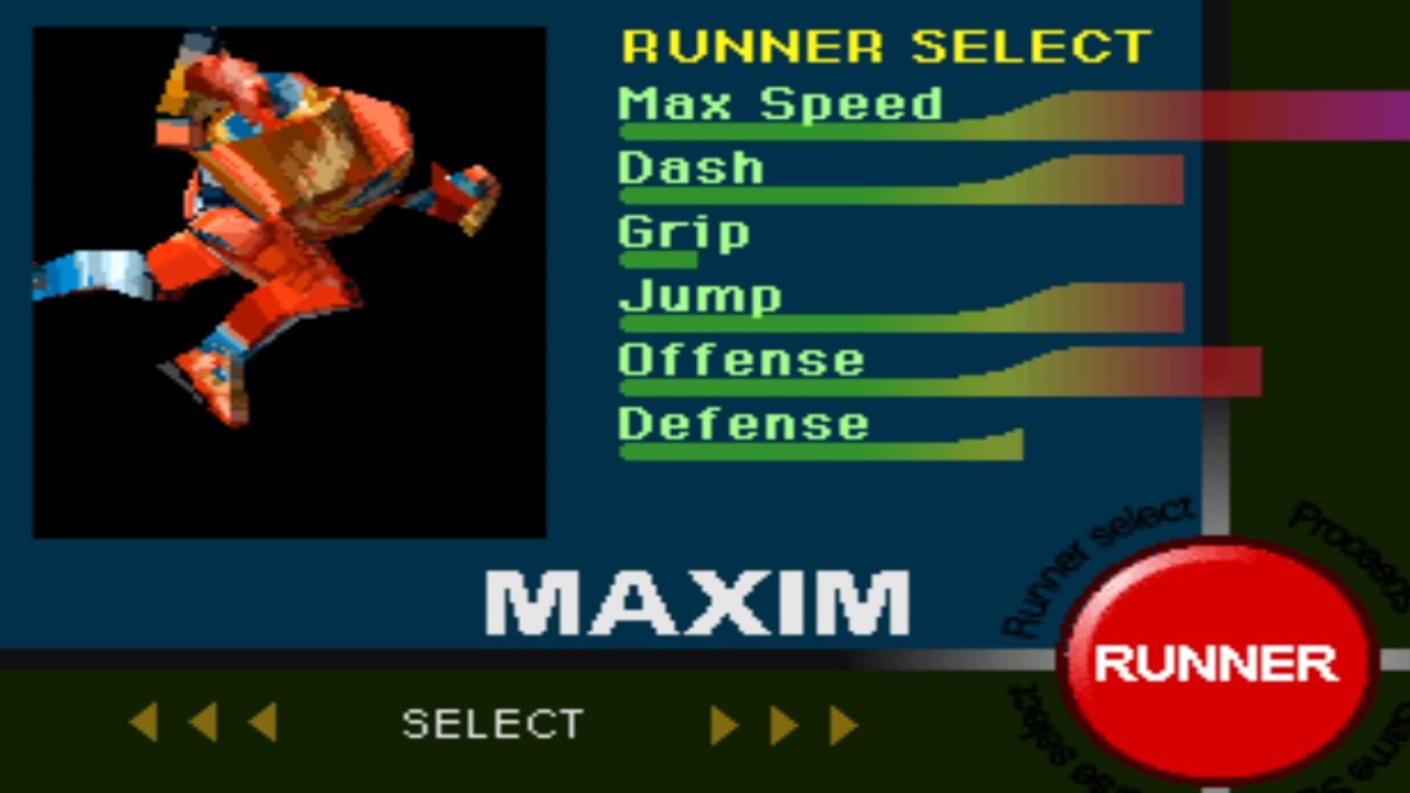 Running High All Characters [PS1] - YouTube