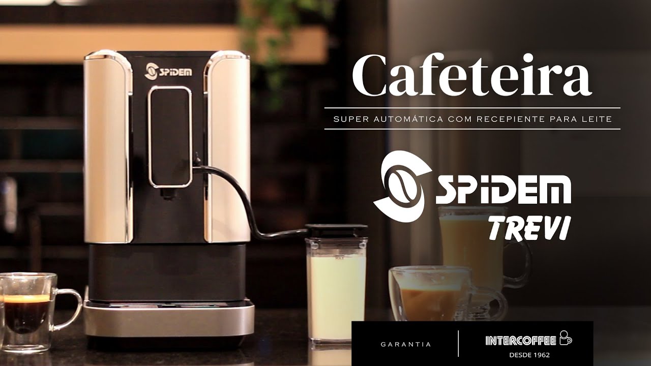 Cafeteira super automática para expresso Spidem Trevi com recipiente ...